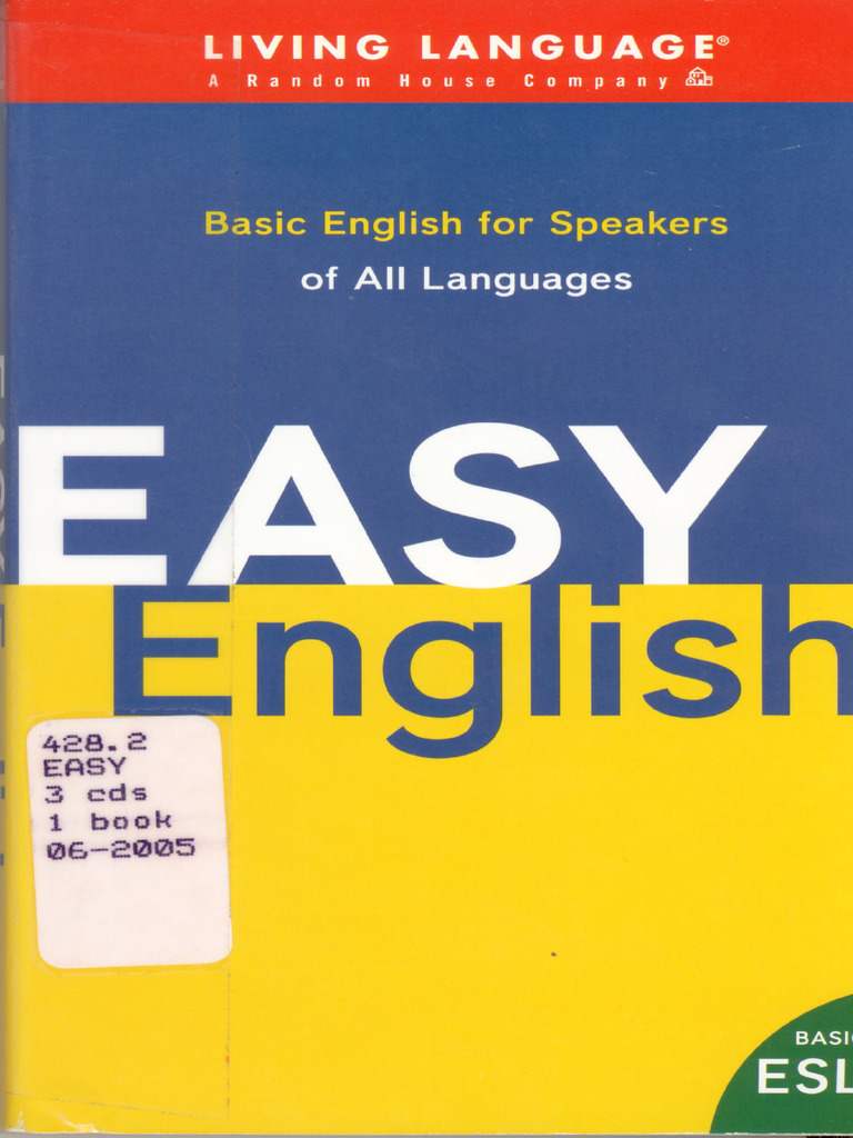 Living Language - Easy English - Basic ESL | PDF