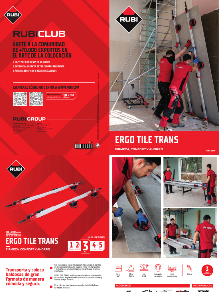 Rubi Tools Ref. 93433-ERGO-TILE-TRANS-ES | PDF