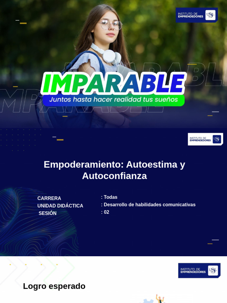 Sesión 02-Empoderamiento Autoestima y Autoconfianza-2025-2B | PDF | Autoestima | Cognición