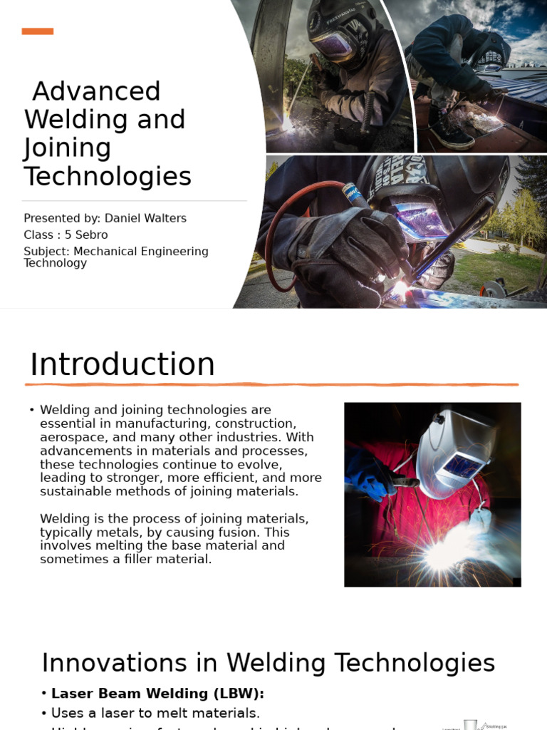 Advanced Welding and Joining Technologies | PDF | Welding | Construction