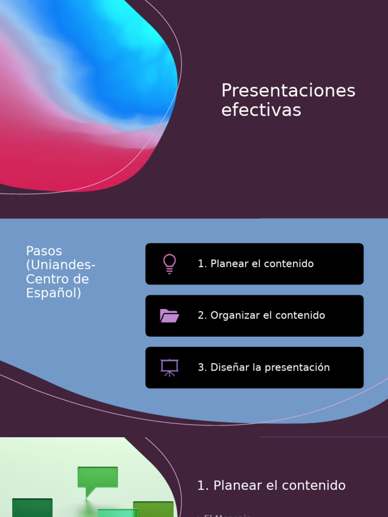 Presentaciones Efectivas | PDF