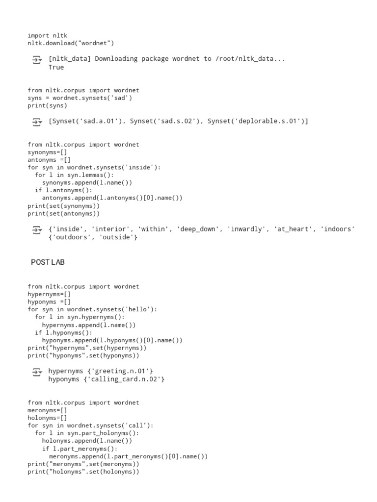 NLP Exp 7 - Colab | PDF