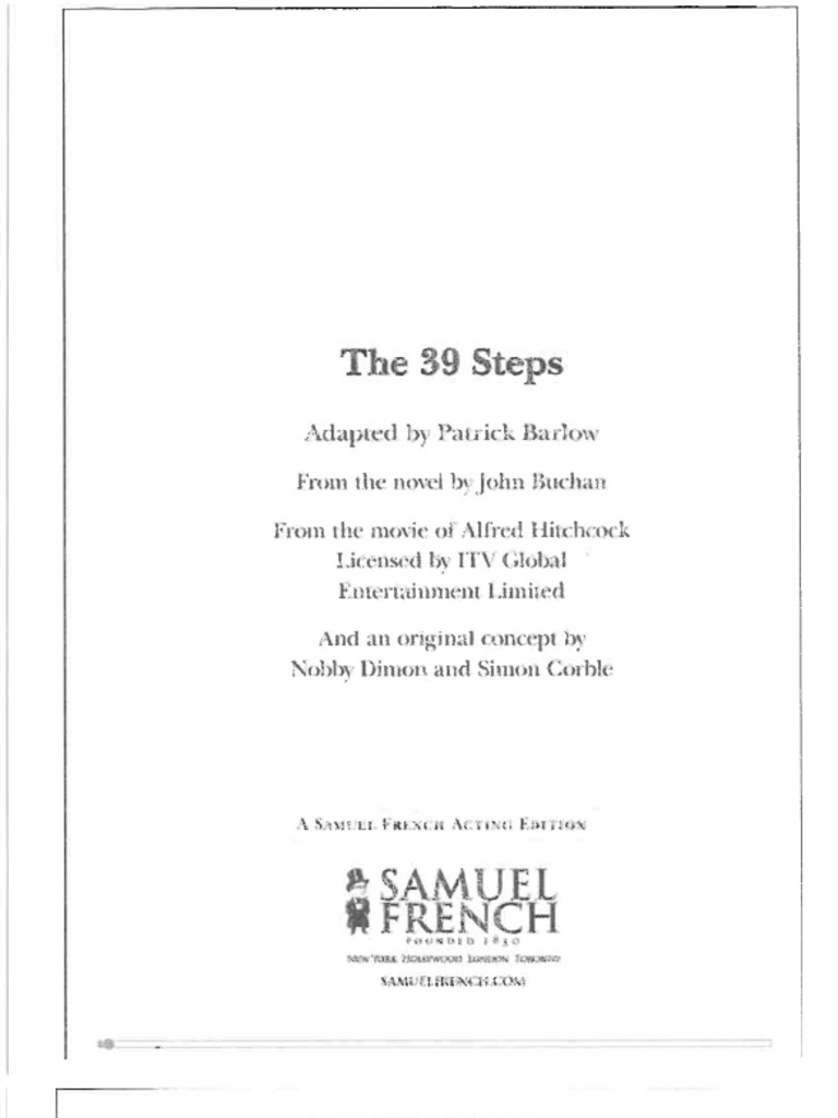 39 Steps | PDF
