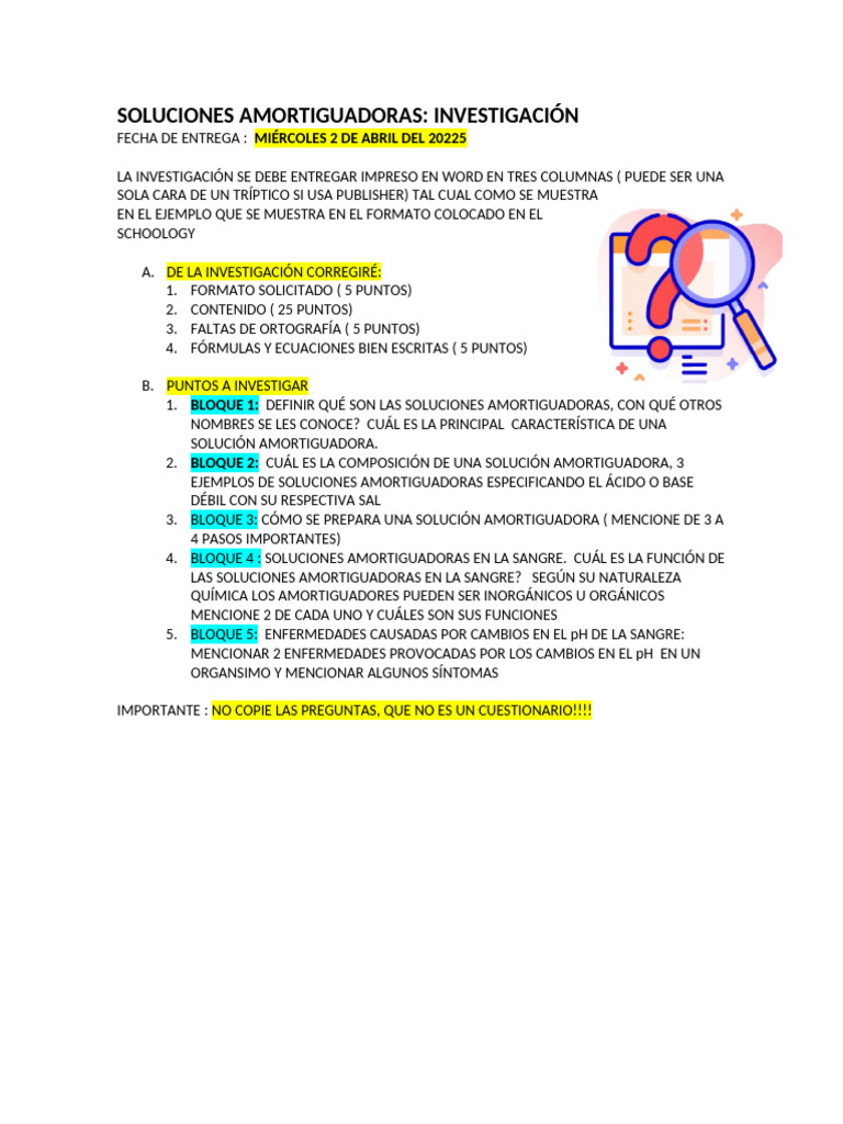 Soluciones Amortiguadoras Investigacion | PDF