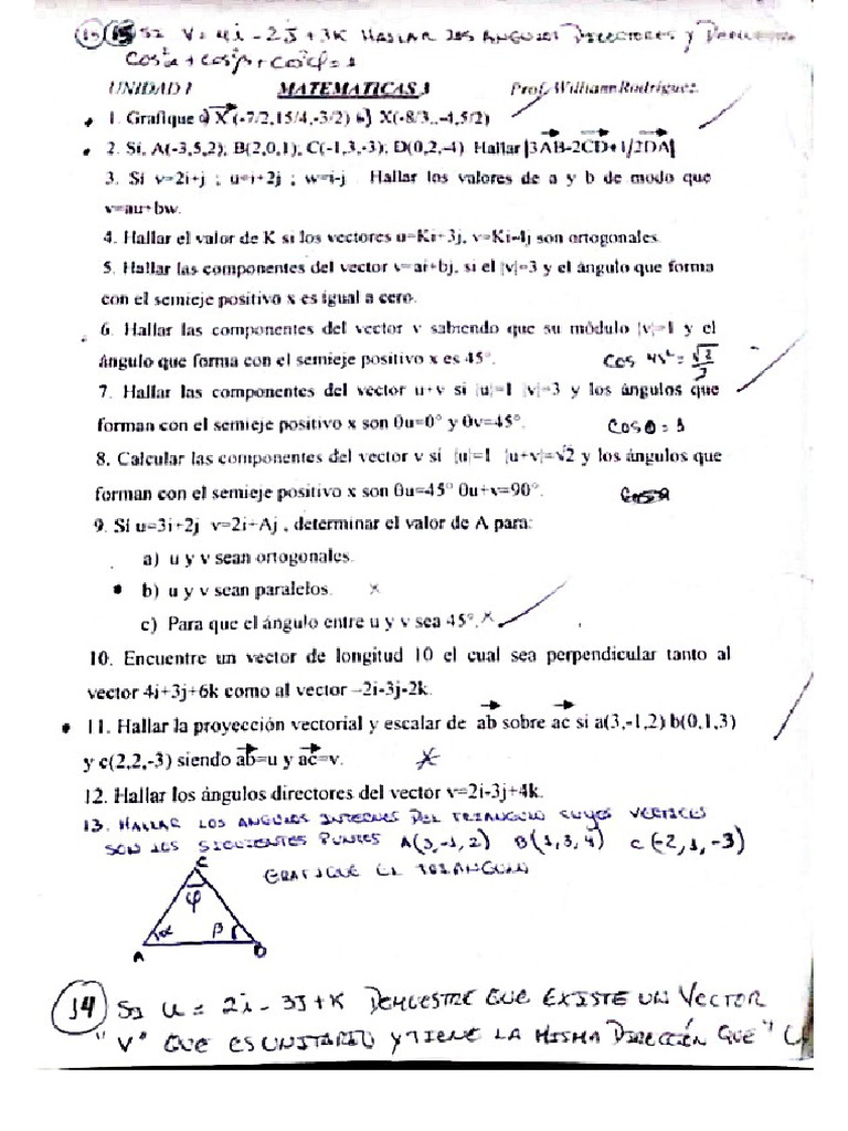 Ejercicios Mate III | PDF
