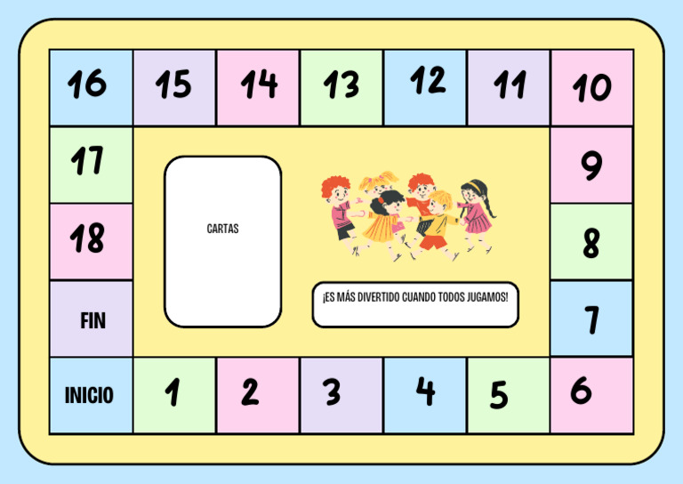 Plantilla de Juego de Mesa y Bingo | PDF