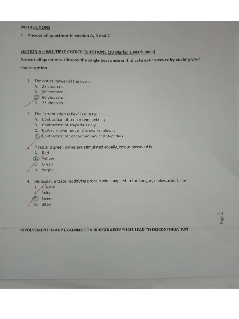 Physio End Sem 2 | PDF