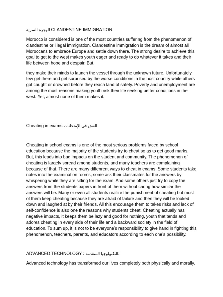 Writing Practice For Bac 2016 | PDF | Climate Change | Influenza