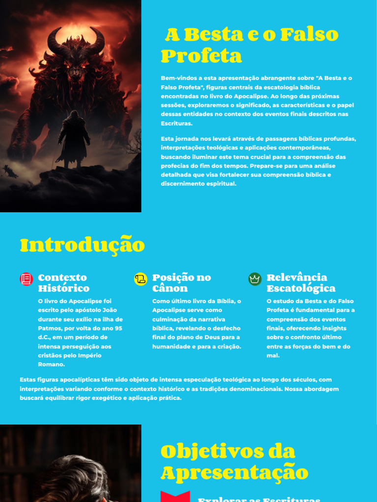 A Besta e o Falso Profeta | PDF | Livro do Apocalipse | Anticristo