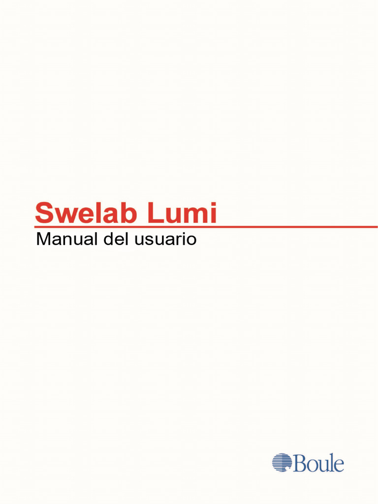 Swelab Lumi User Manual - ES | PDF | Laboratorios | Software