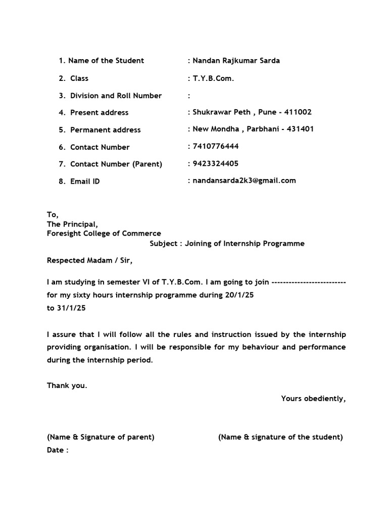 Tybcom Internship Manual | PDF | Behavior Modification | Cognition