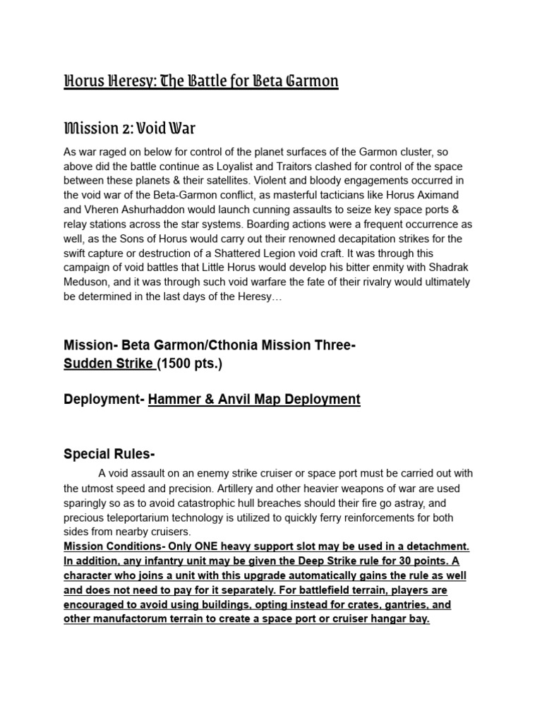 Beta Garmon Round Two | PDF