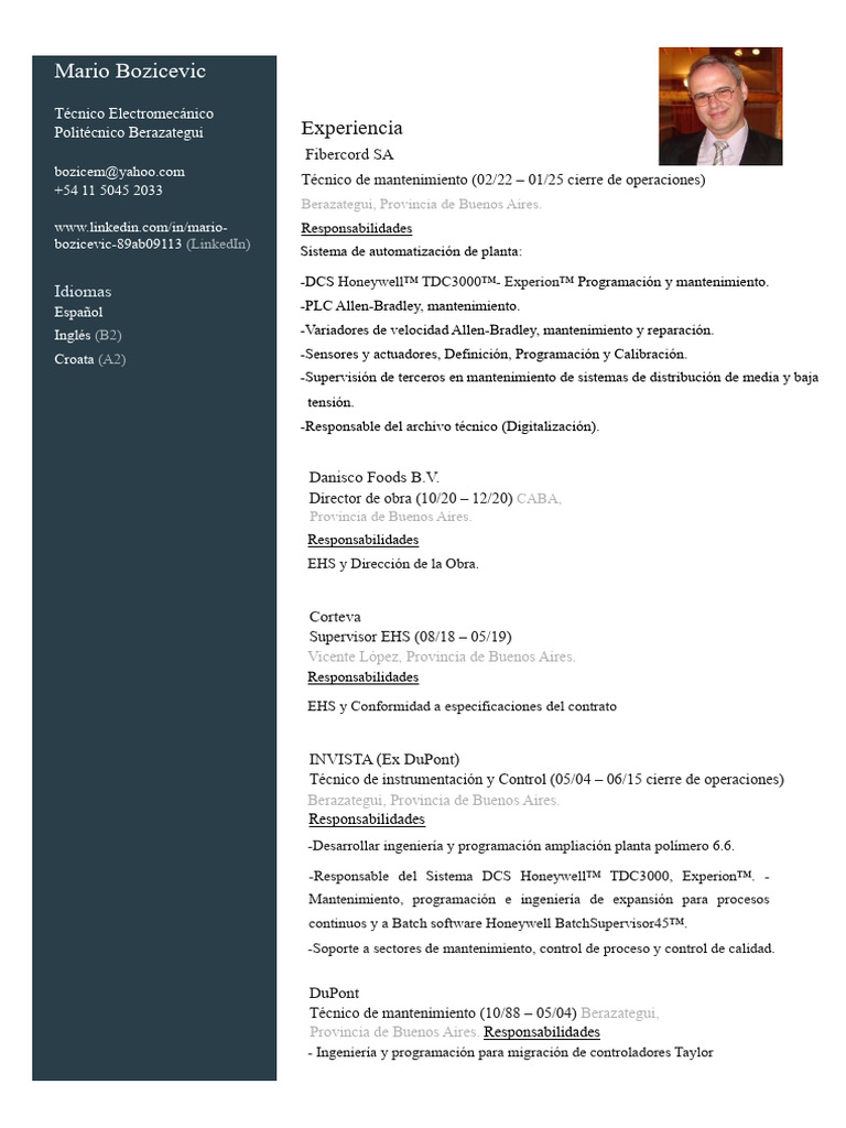 2025 Mario Bozicevic CV R04 | PDF | Ingeniería