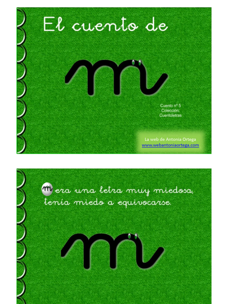 El Cuento de M para Preescolar | PDF
