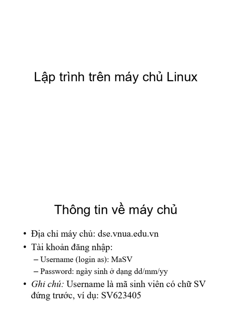 Lap Trinh Tren May Chu Linux | PDF