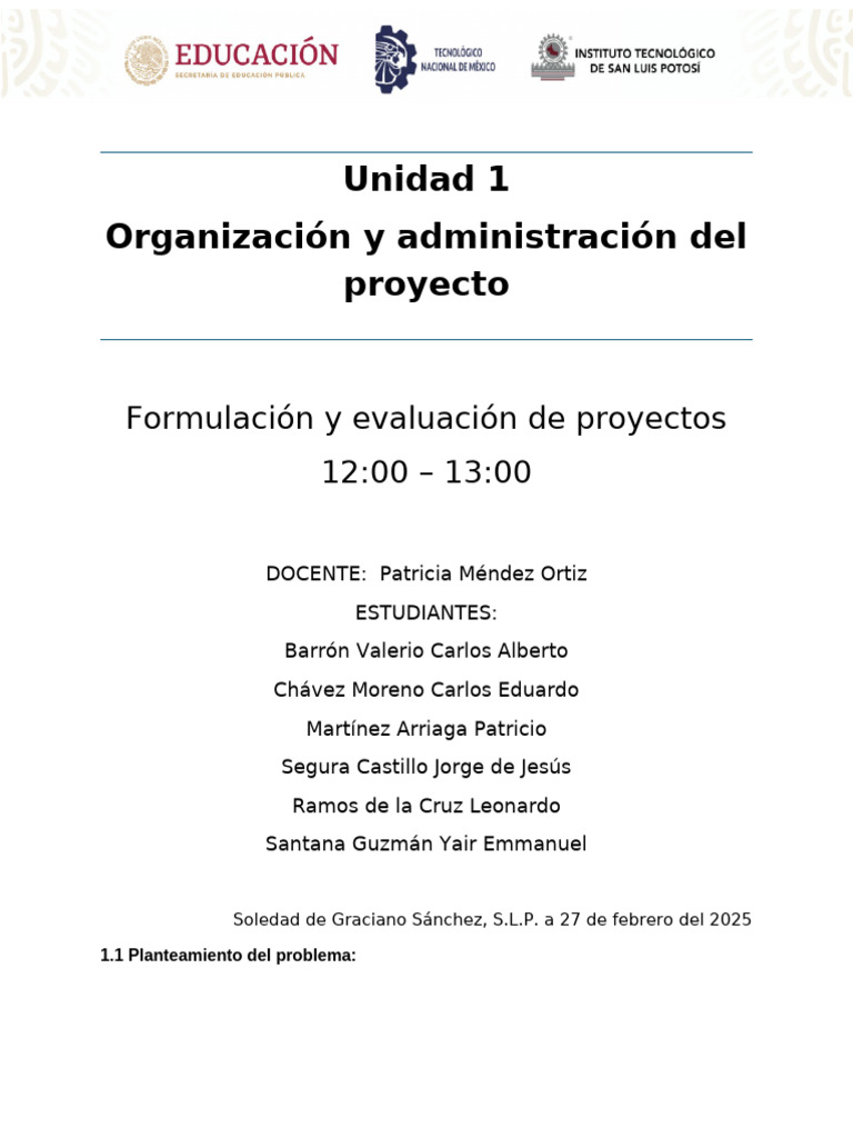 Proyecto Avance U1 | PDF | Ingenieria Eléctrica | Agua
