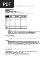Acererak 5E Stat Block Overview | PDF | Fantasy | Leisure
