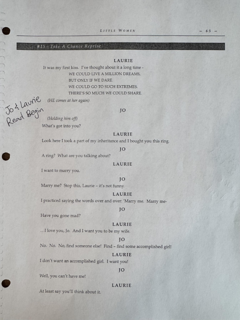 Jo & Laurie Read 1 | PDF