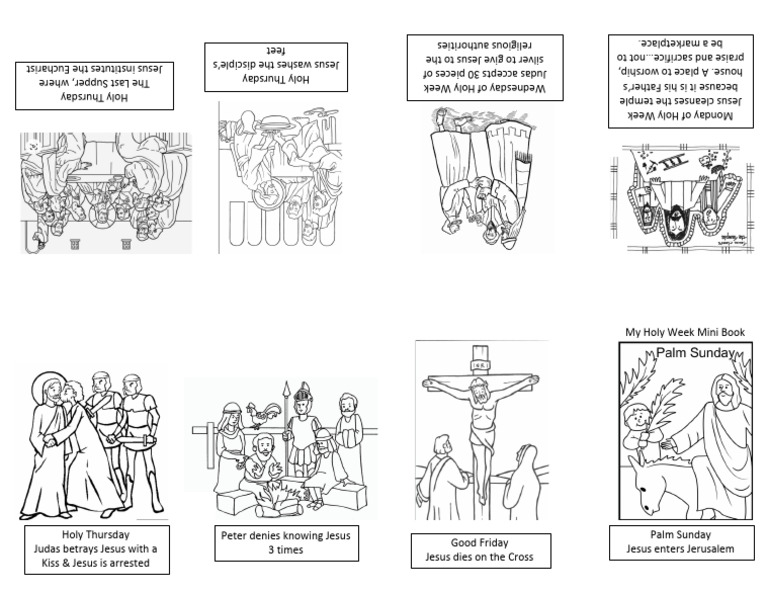 Holy Week Events Summary | PDF