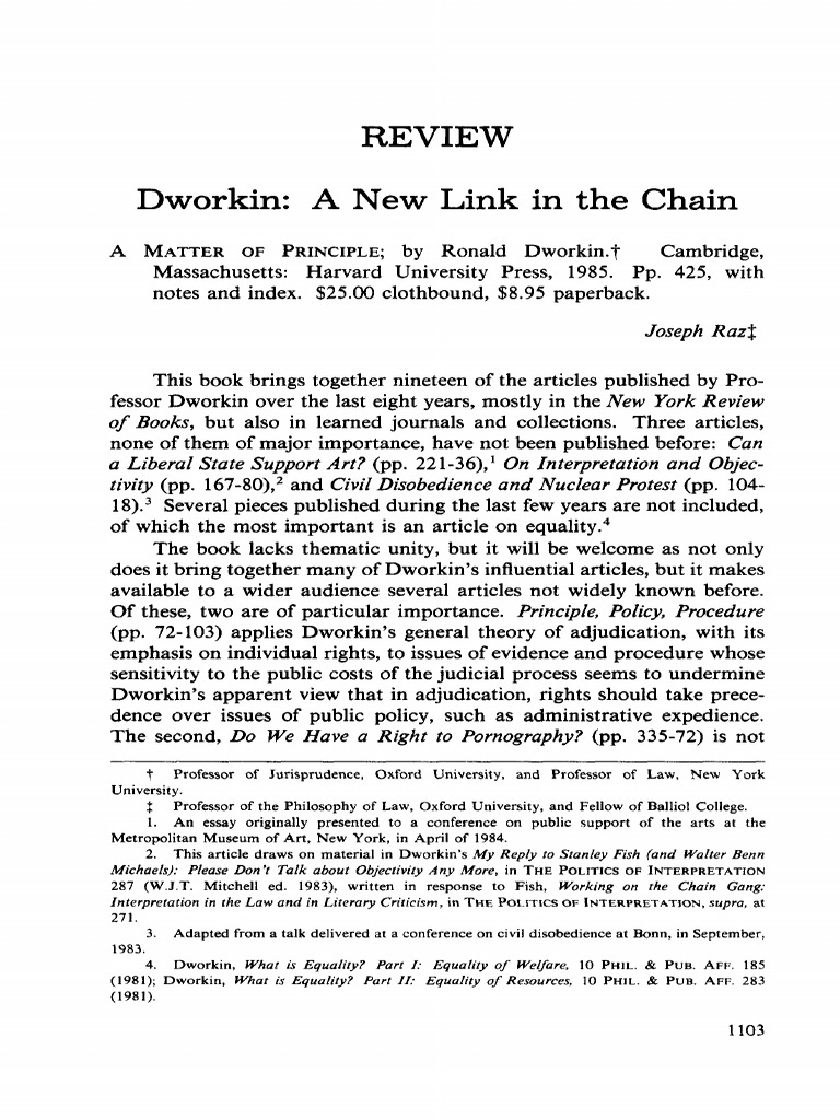 Dworkin 2 Raz | PDF