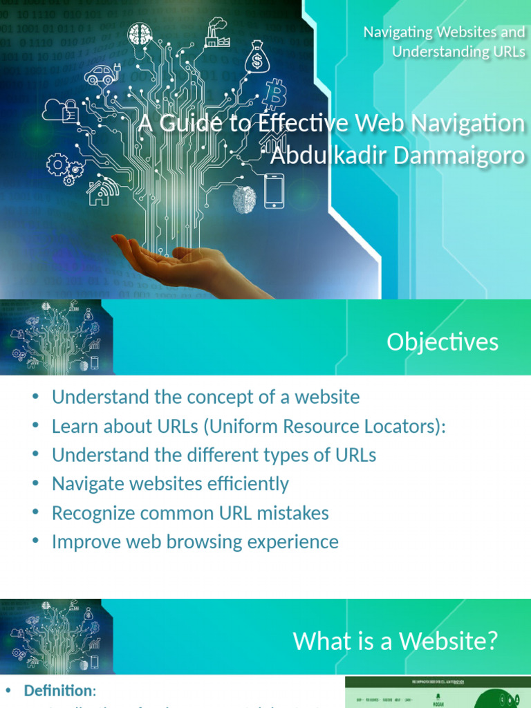 Navigating Websites and Understanding URLs | PDF | Hyperlink | World ...