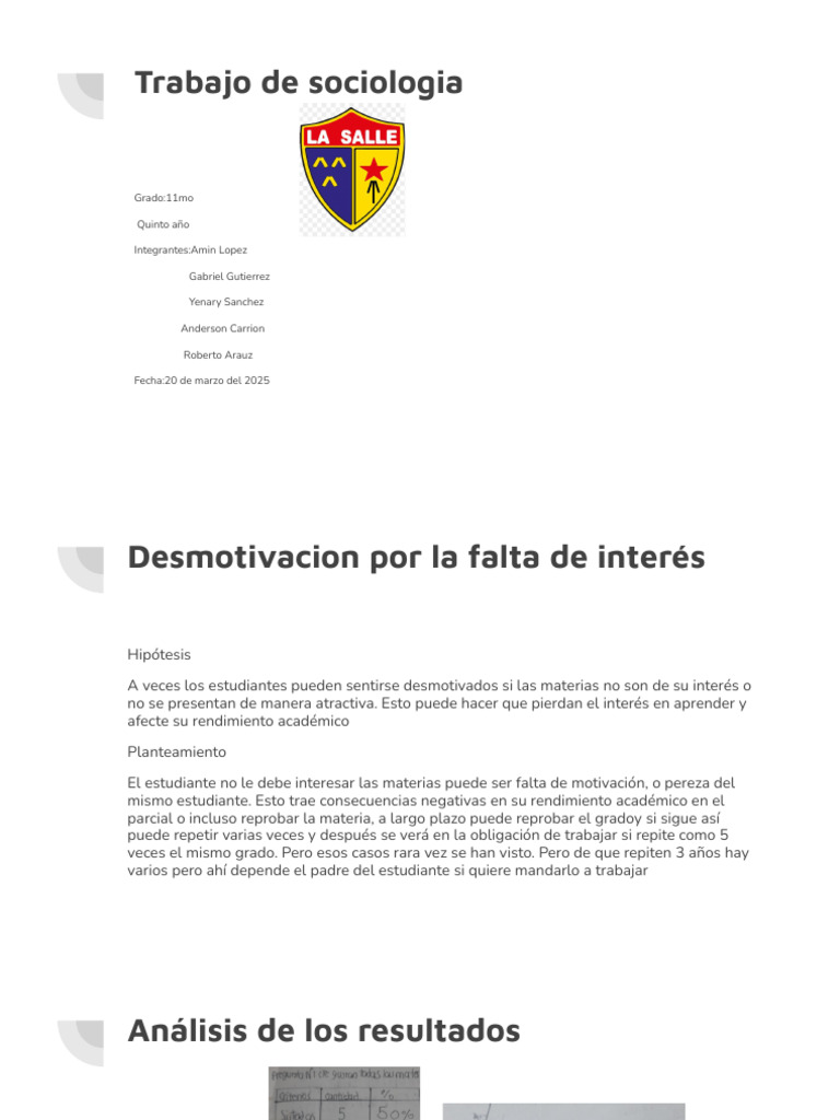 Desmotivación estudiantil y falta de interés | PDF | Maestros | Enseñando