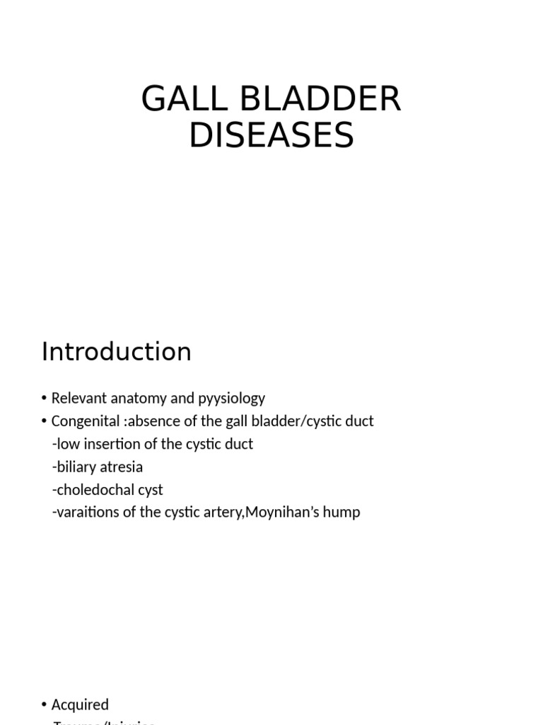 Seagull Sign in Gallbladder Disease | PDF | Bile | Gallbladder