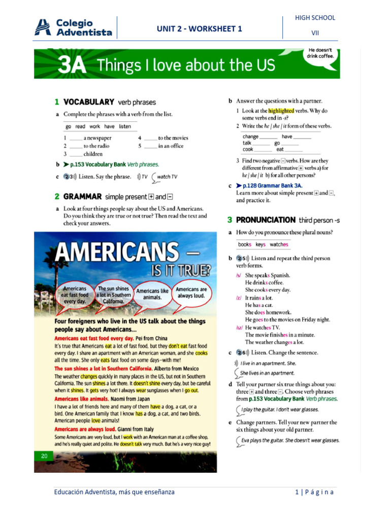 Eda 2 - Worksheet 1 4th 5th | PDF