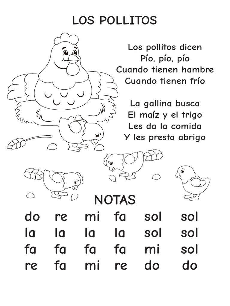 Canciones Pollitos | PDF