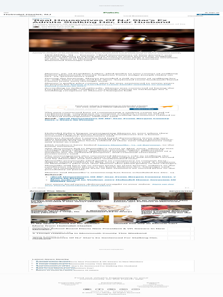 Thomas Manzo Lucchese Family Affiliate Admits Stalking Ex Hiring Member ...