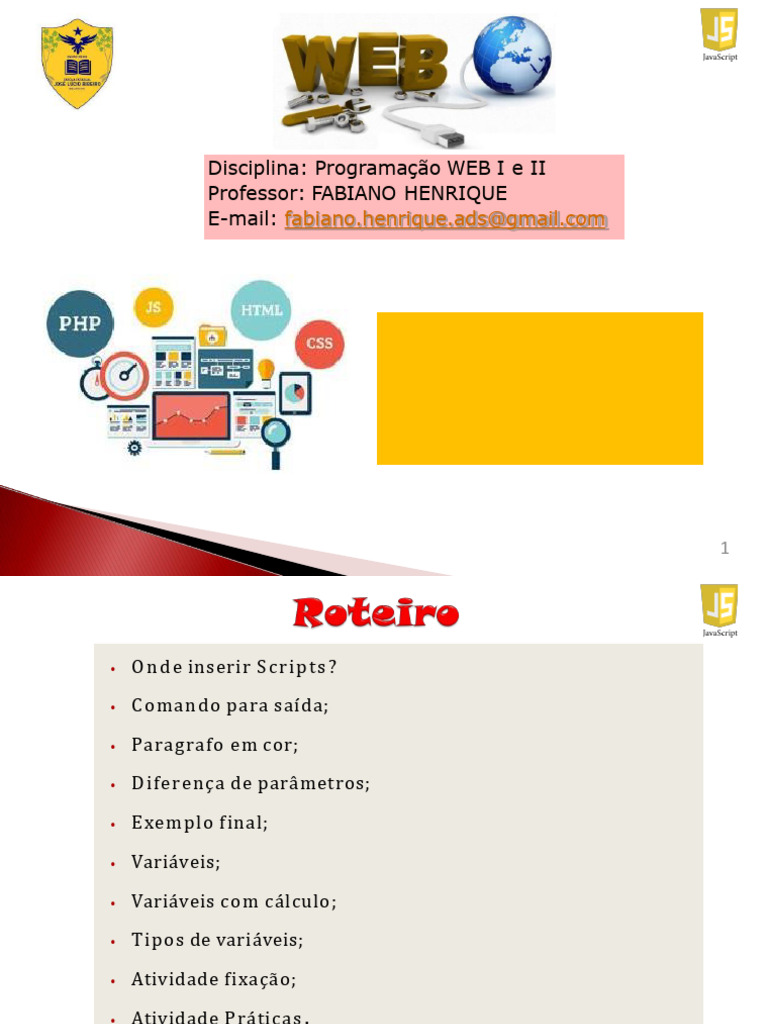 Fundamentos de JavaScript para Iniciantes | PDF | Script Java ...