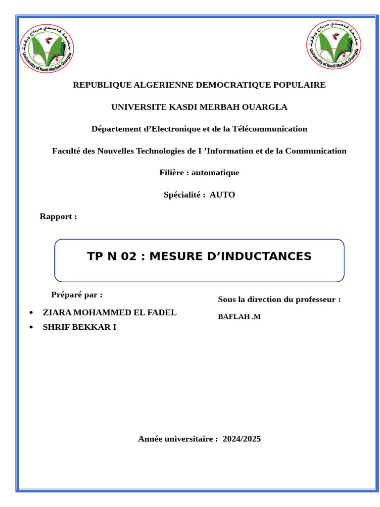Inductance Measurement Techniques Report | PDF