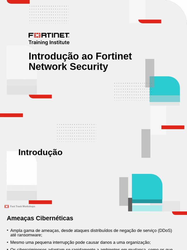 FFT - Introduction To Fortinet Network Security Theory Presentation r05.00 - Portuguese | PDF