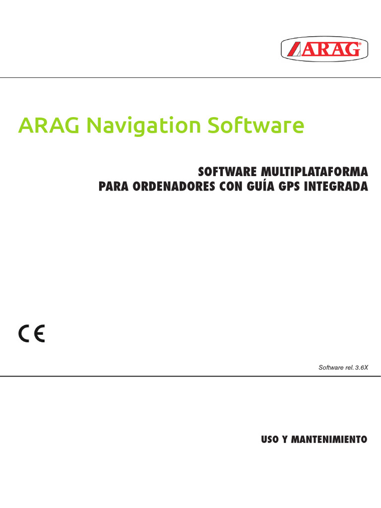 ARAG Navigation Software: Software Multiplataforma para Ordenadores Con Guía Gps Integrada | PDF ...