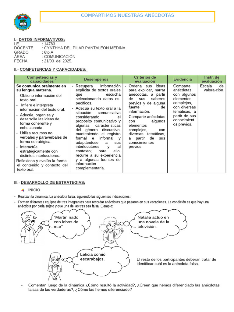 COMPARTIMOS ANECDOTAS | PDF
