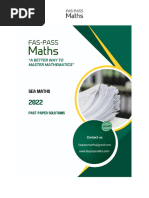 SEA 2025 Maths Exam Paper | PDF | Euclidean Geometry | Elementary Geometry
