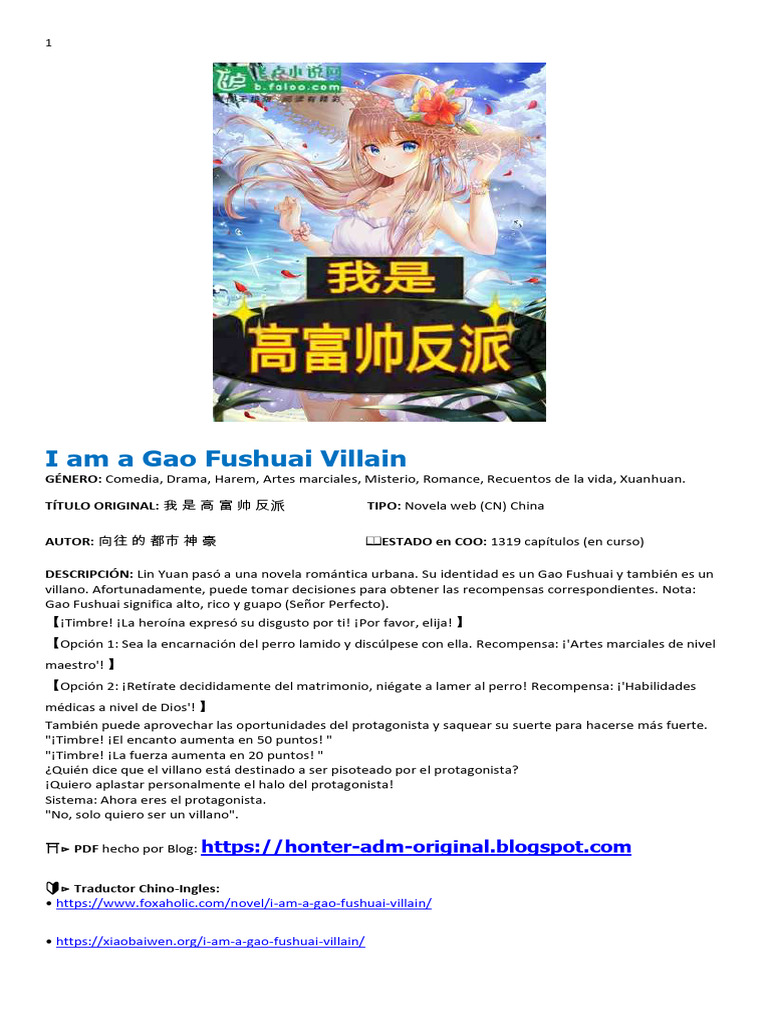 I Am A Gao Fushuai Villain (01-100) | PDF | Belleza