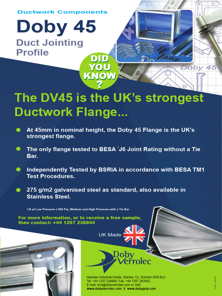 002 Fact Sheet Flange DV45 Sml | PDF