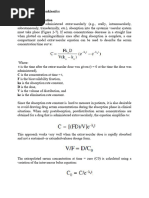 Useful Pharmacokinetic Equations: Symbols | PDF | Renal Function ...