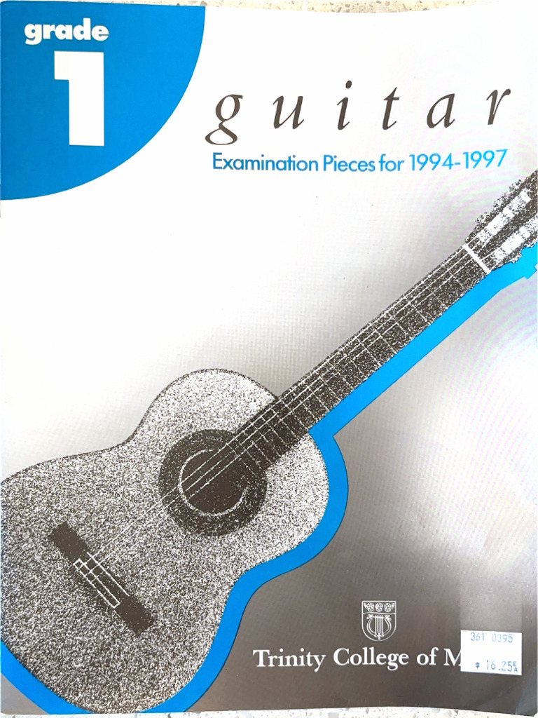 Classical Guitar Gr. 1 Trinity College 1994-1997 | PDF