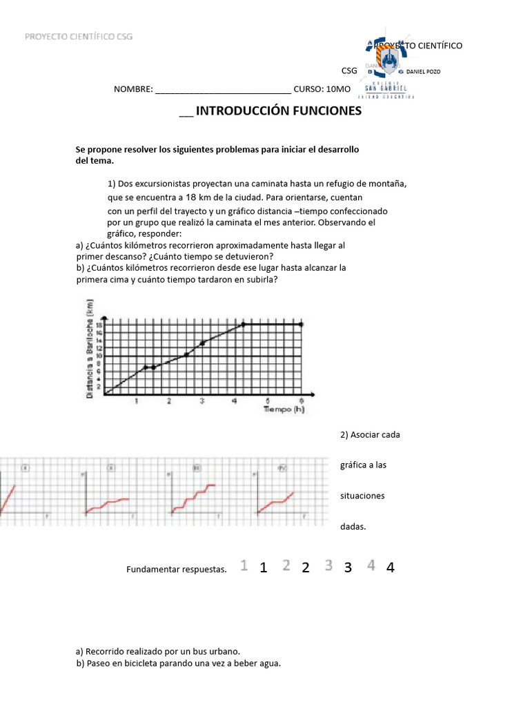 Introducción a las Funciones Matemáticas | PDF | Función (Matemáticas ...