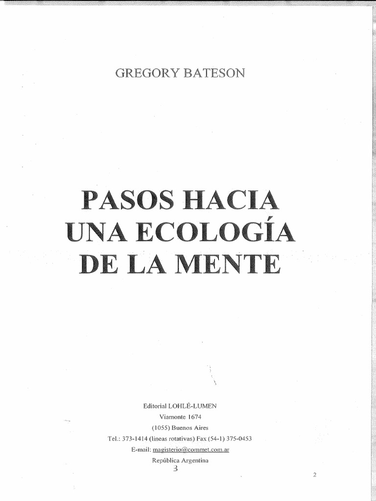 Bateson | PDF