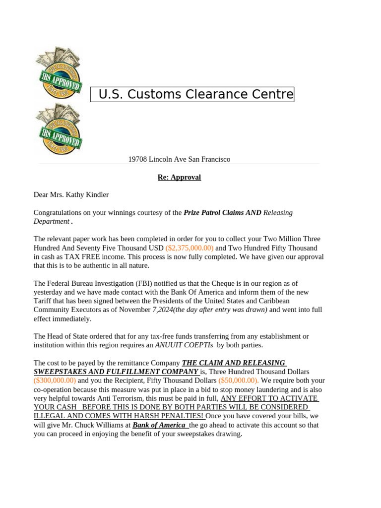 Kathy Kindler P14 Form | PDF