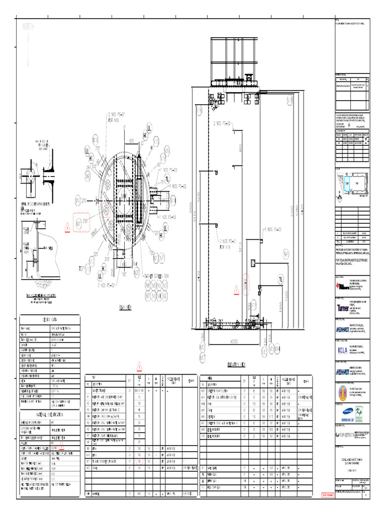 WWT Conc. Acid Waste Tank A B | PDF
