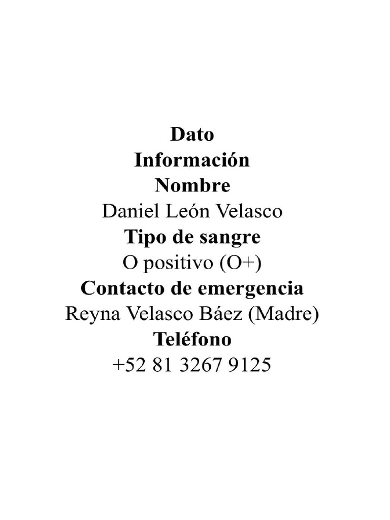 Información Adicional | PDF