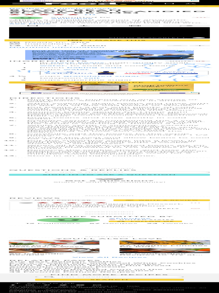 Black Bean Amanatto (Candied Black Beans) Recipe | PDF | Sheet Pan | Sugar