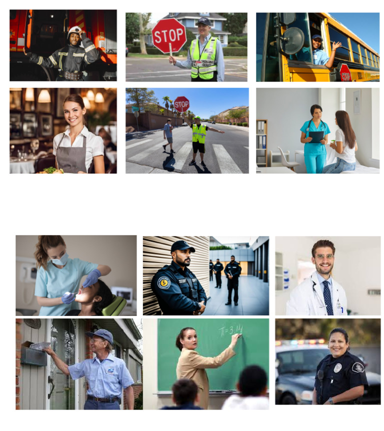 Community Helpers Picture For Teaching Autism | PDF
