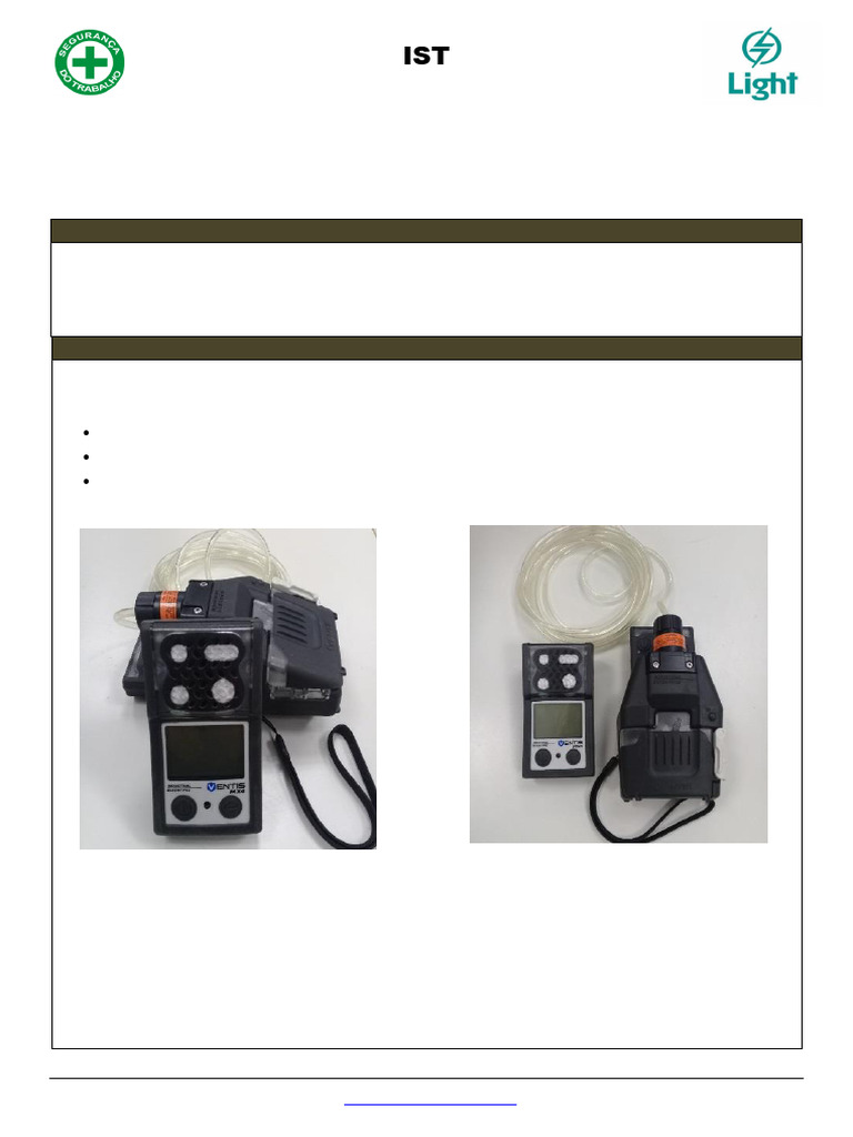 Instrução de Utilização Monitoramento de Gás Ventis MX4 | PDF | Calibração