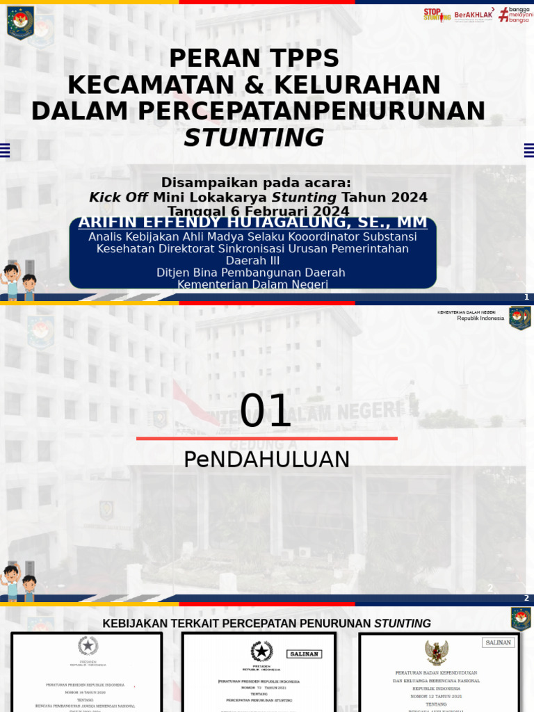 Kemendagri - PAPARAN TPPS BKKBN | PDF