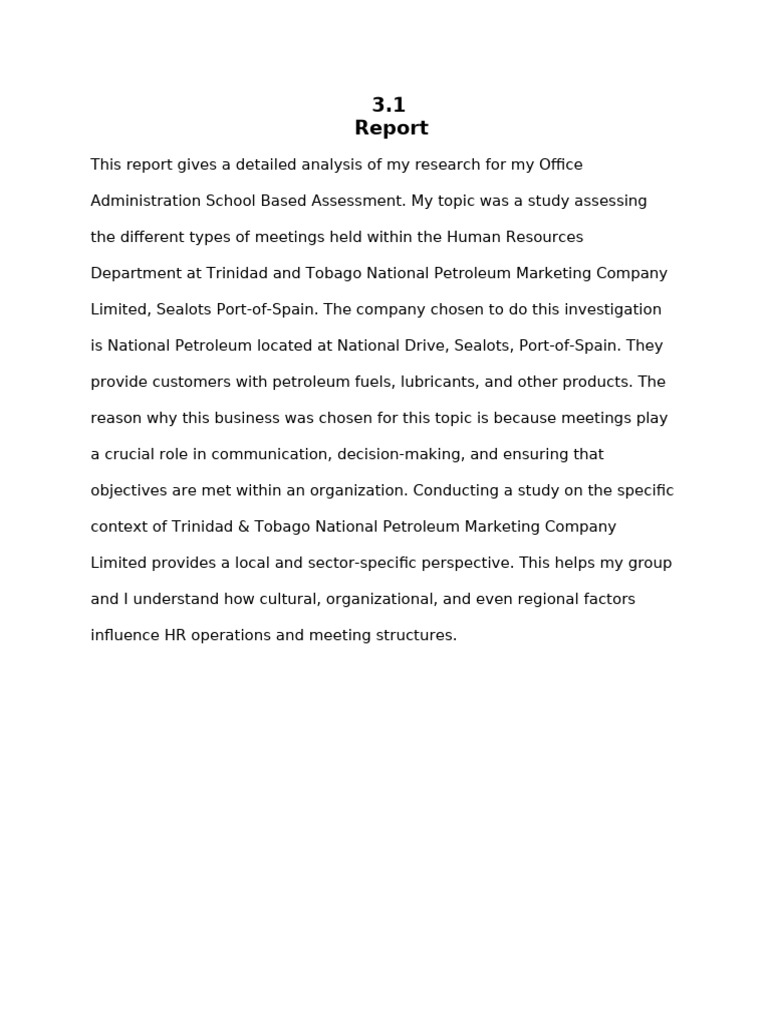 OA SBA Tyra Shantel Kemilia Group 1 | PDF | Human Resource Management | Marketing